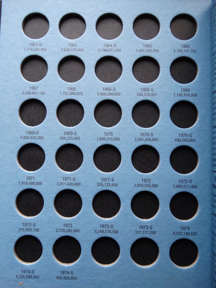 Set of 4 - Whitman Lincoln Cent Penny Coin Folders Number 1-4 1909-2025 ...
