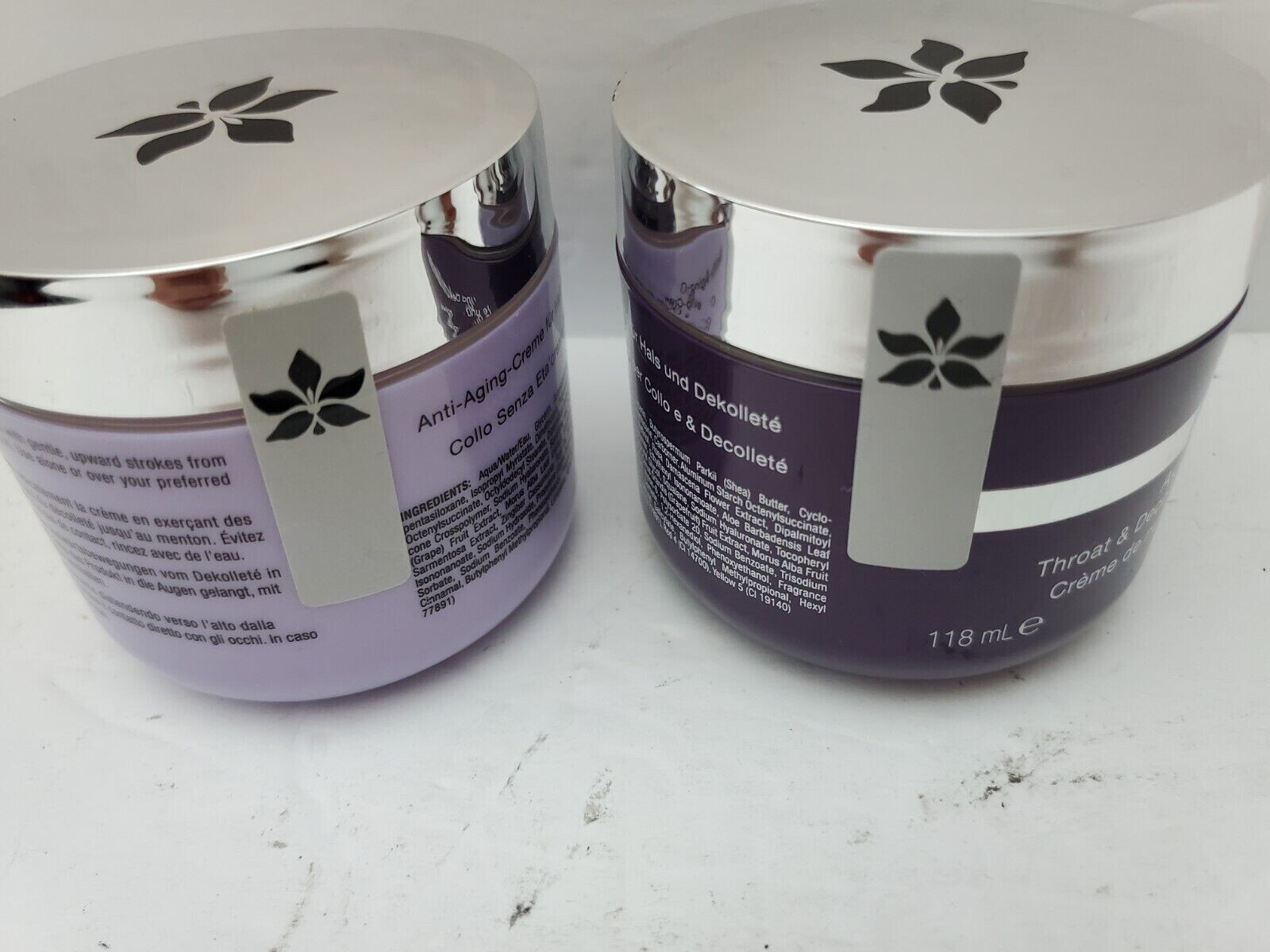 2 Lot PRAI Day & Night Ageless Throat & Decolletage Creme Cream 4 oz ...