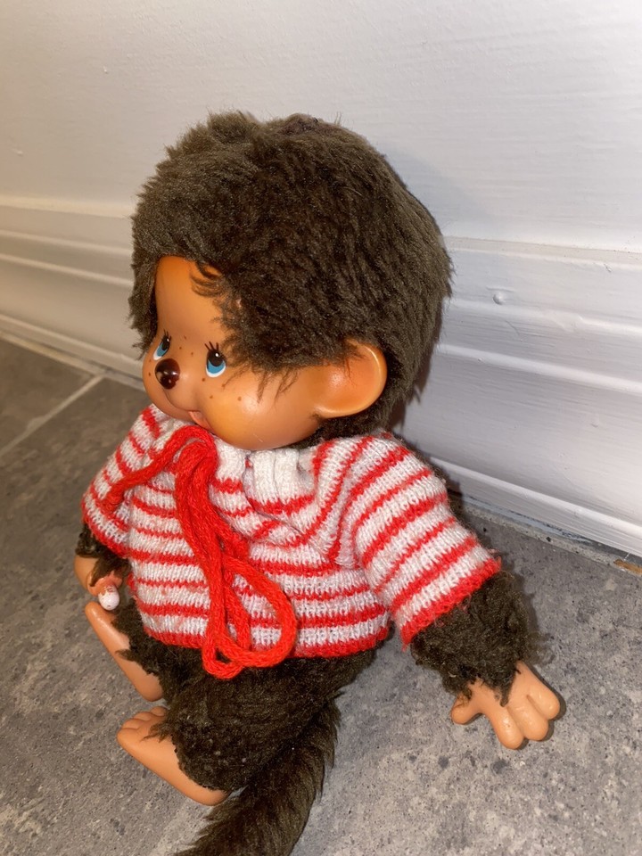 VTG 1970s SEKIGUCHI MONCHICHI MONCHHICHI BROWN MONKEY PACIFIER SUCKER w ...