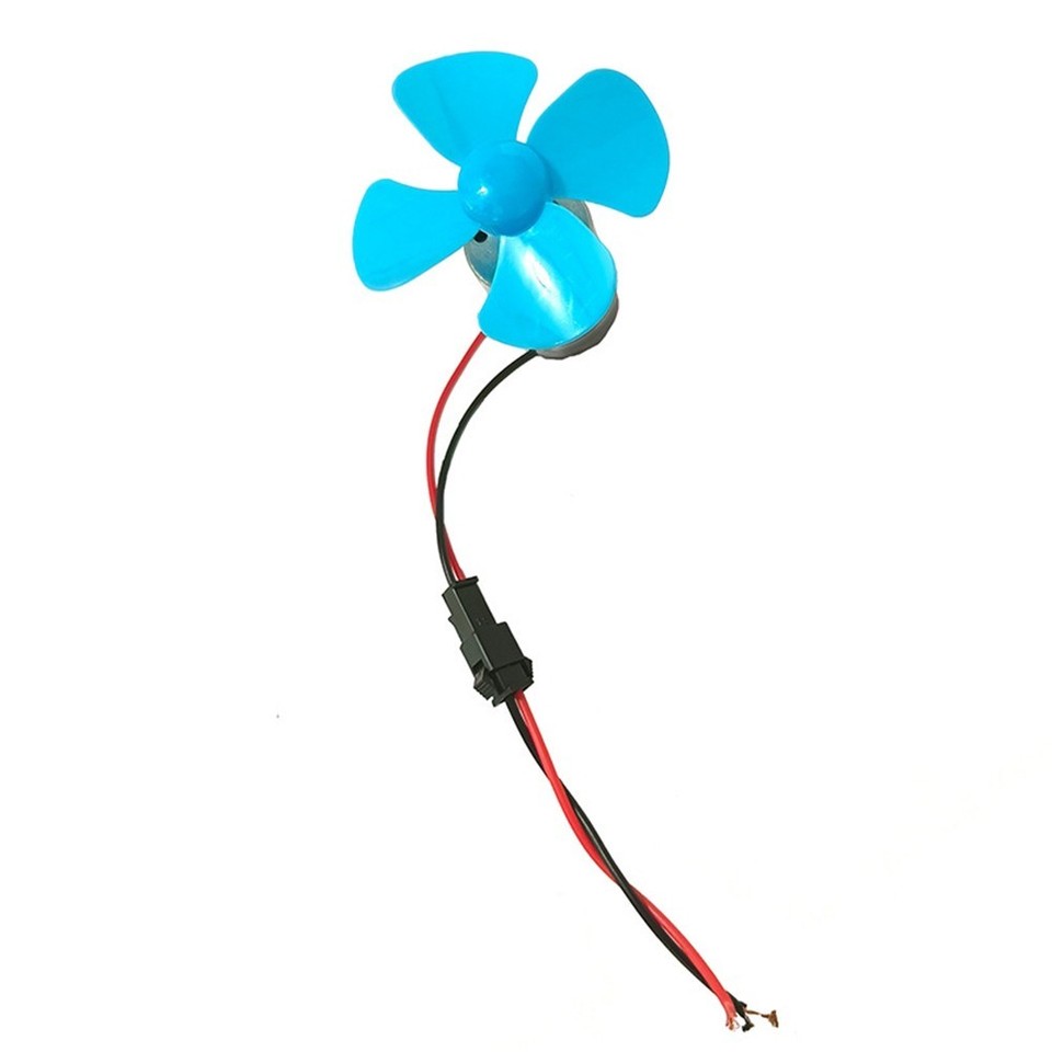 Compact Wind Turbine Generator Kit with Dc Motor and Four Leaf Fan ...