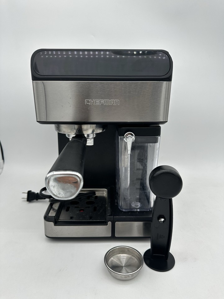 Chefman Barista Pro Espresso Machine 6-in-1 Coffee Maker 15-BarPump ...