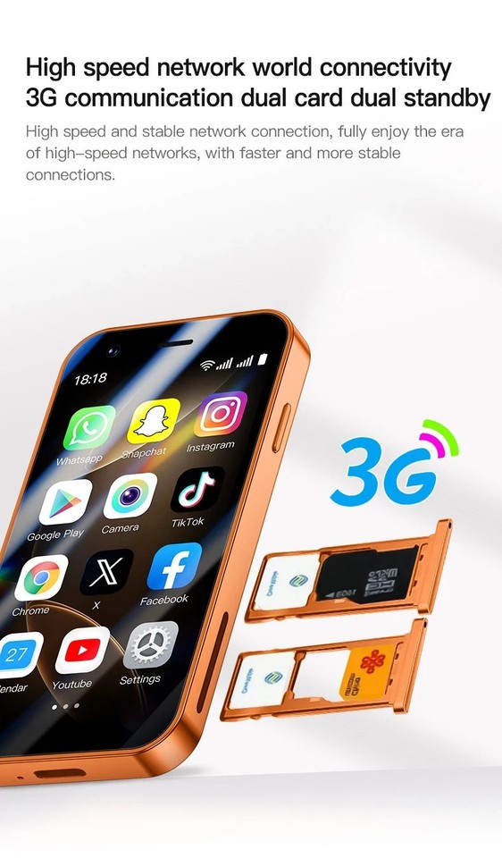 Unlocked Global Mini HD 4.0" 4G Network Smartphones GSM 16GB Android ...