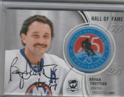 2018 19 The Cup 75 25 Bryan Trottier Autograph New York Islanders HOF ...