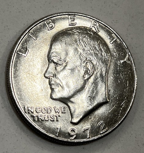 Rare 1972 D One Dollar Liberty Eisenhower Coin Flying Eagle USA Coin | eBay