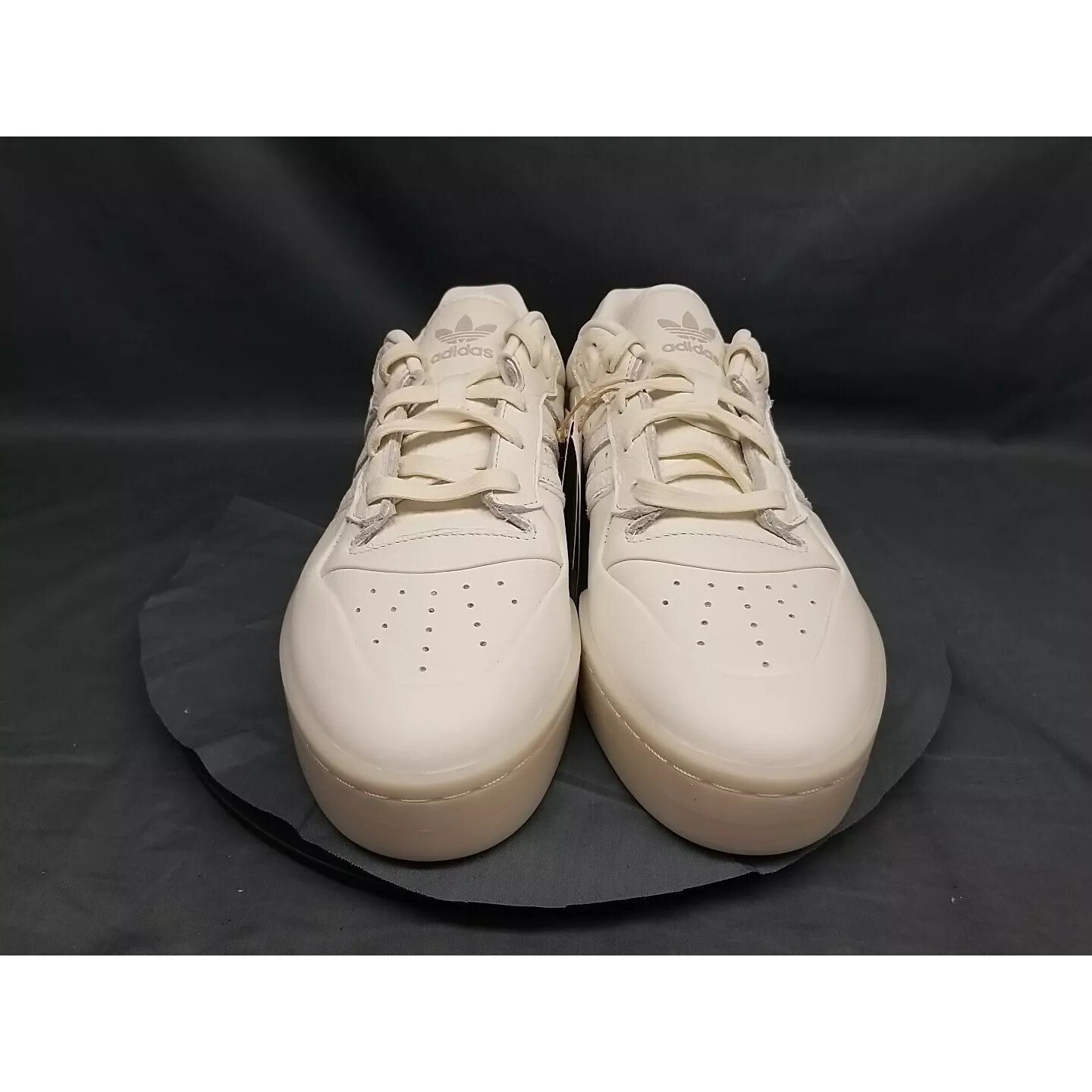 Adidas Men's Rivalry Lux Low Sneakers Leather White Ivory Size 10.5 NEW ...