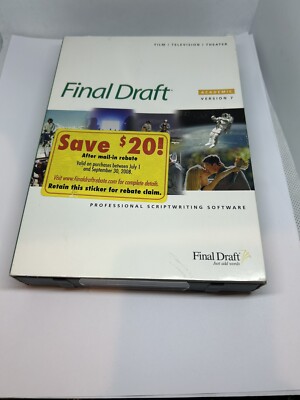 Final Draft Windows 7 - Hướng dẫn chi tiết và mẹo sử dụng