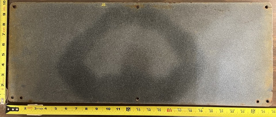 Vintage Porcelain Oil Field Sign - Conoco Inc. Newhall Lse, Sutter Cty ...