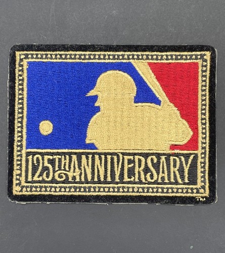 MLB Major League Baseball 125th ANNIVERSARY Official Jersey Sleeve ...