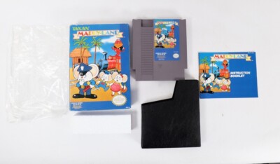 Mappy-Land Nintendo NES Complete With Box Bag Manual Styrofoam Sleeve ...