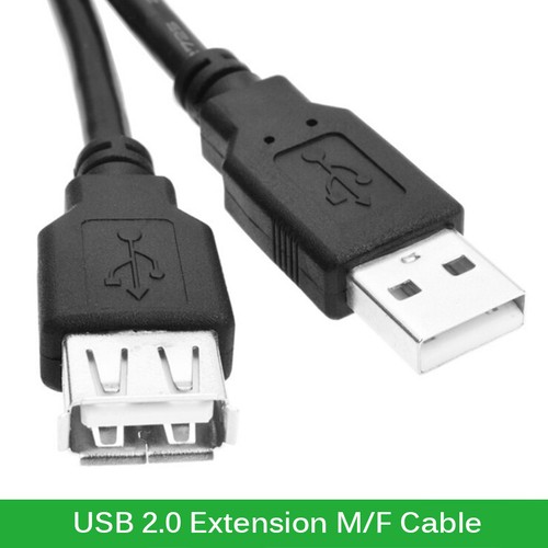 USB Extension Cable USB 2.0 A Male to A Female Extender Lead 20CM 1M 2M ...