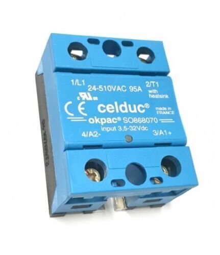 1PC NEW FOR CELDUC solid state relay SO868070 24-510VAC/95A/3.5-32VDC ...