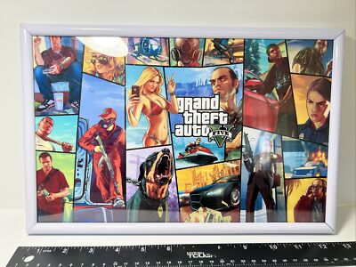 GTA5 grand theft auto V sticker A4 size GAME sticker GTA V PC XBOX PS4 ...