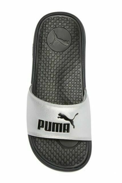 PUMA Cool Cat Metallic Women Sandals Size 7 - Black/Silver for sale ...