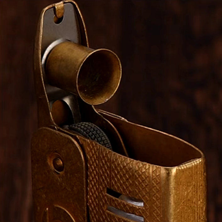 IMCO 6800 STREAMLINE BRONZE TRIPLEX PETROL LIGHTER CLASSIC TRENCH ...