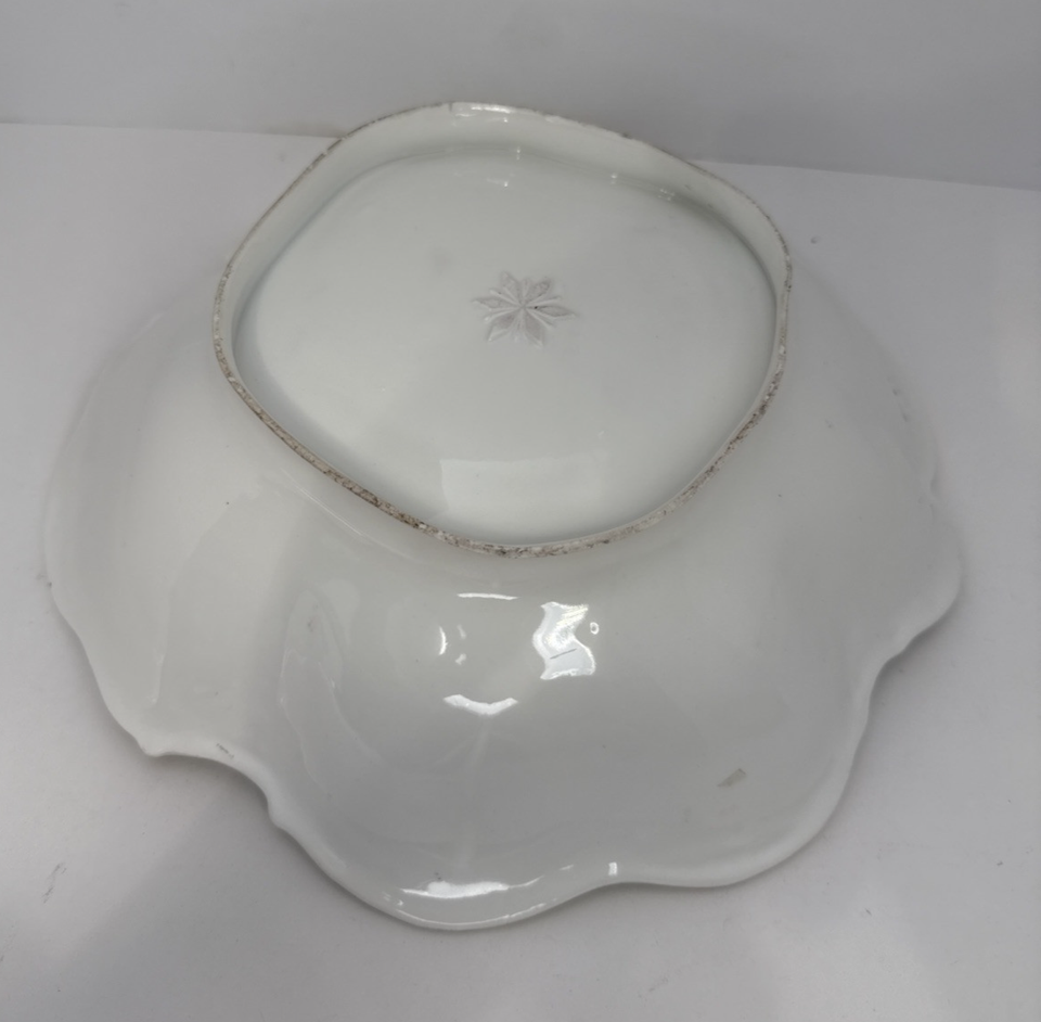 RS Prussia Porcelain Bowl Flowers Pink Roses Gold Trim 10.5" Diameter ...