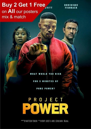Project Power 2020 Movie Poster A5 A4 A3 A2 A1 | eBay UK