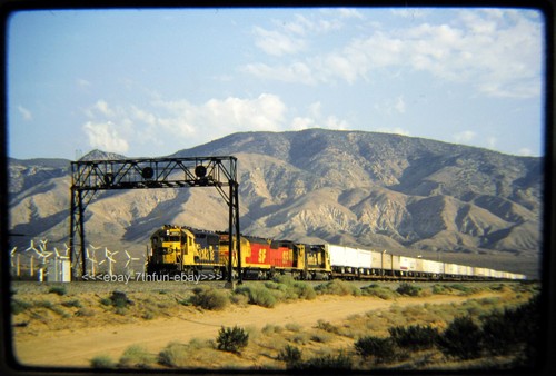 Original Railroad Slide OSLD Santa Fe ATSF 3851 8/87 | eBay
