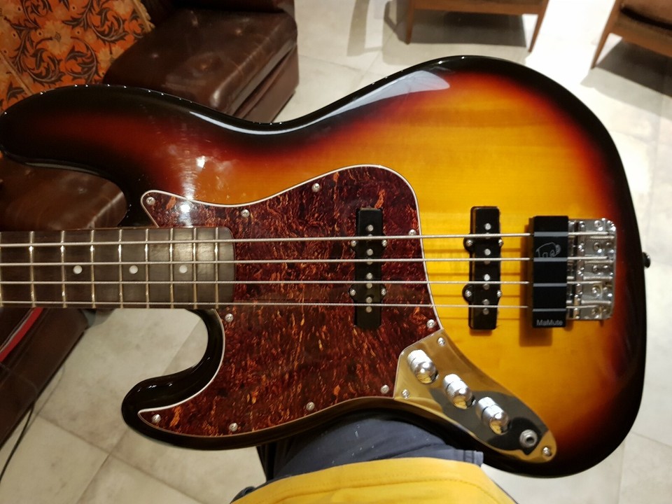 Bass String Mute - MaMute® 5 Strings rubber block with hard plate f ...