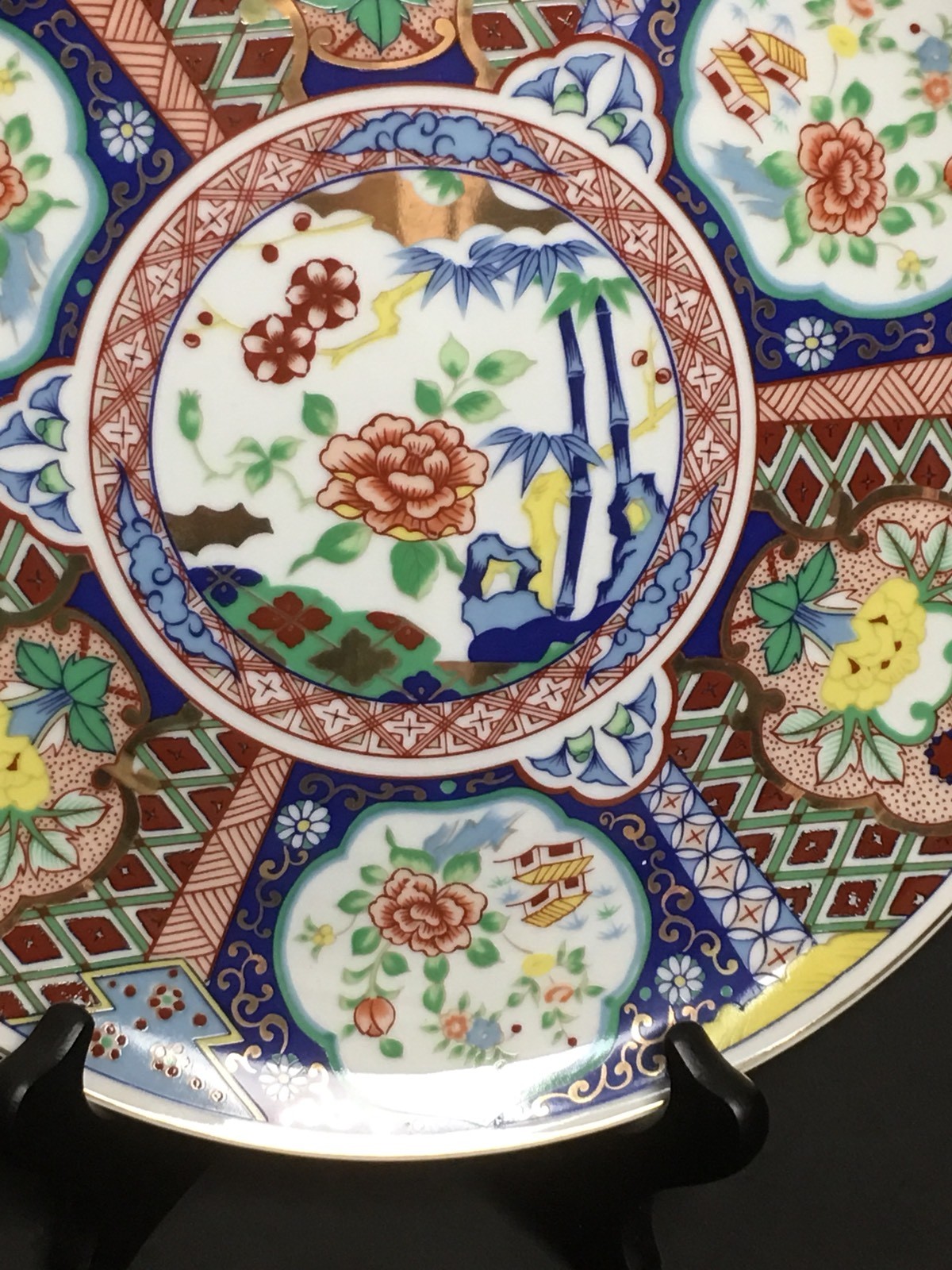 Vtg 10" Miyako Imari Ware Plate Decorative Display Platter Handcrafted ...