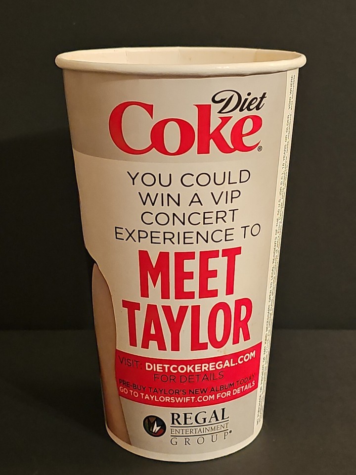 Taylor Swift Regal Cinemas Cup - 2014 - RARE SCARCE | eBay