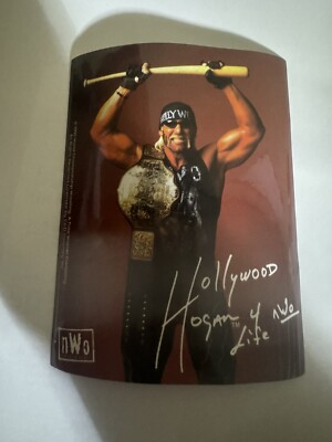 1998 WCW/NWO Wrestling Sticker Hollywood Hulk Hogan 5”x 4” | eBay