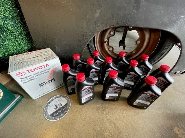 (12) Quart GENUINE TOYOTA ATF WS Automatic Transmission Oil 00289-ATFWS ...