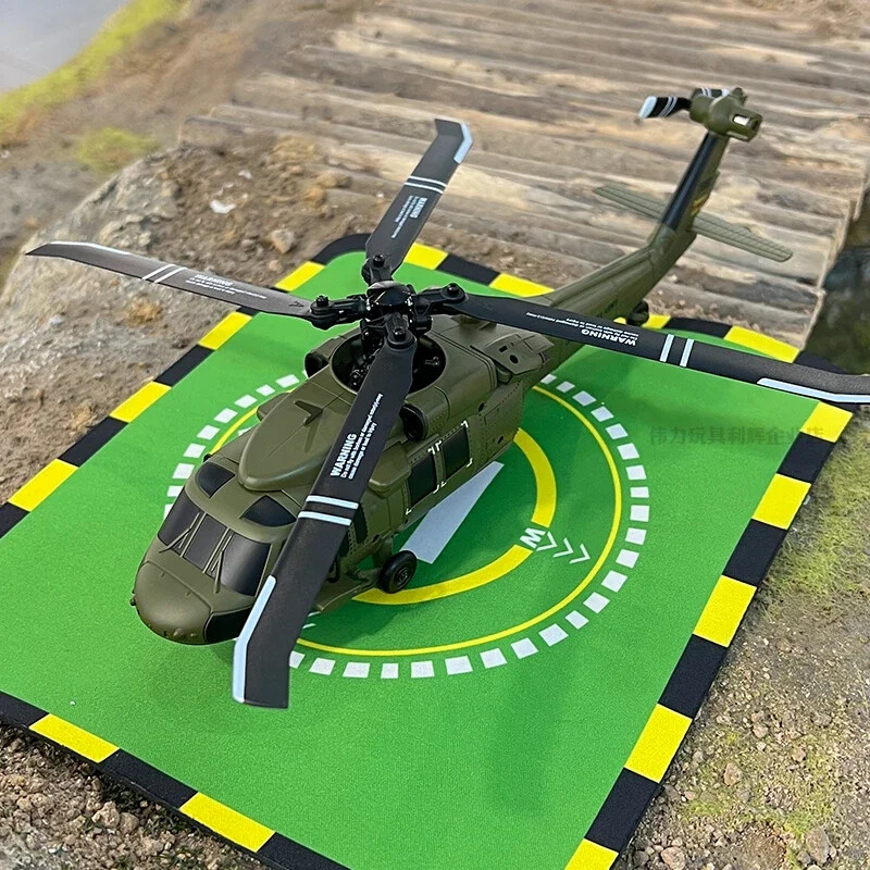 Wltoys K170 RC Helicopter UH-60L 4 Channel brushless LED Light Airplane ...