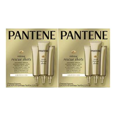 Pantene Pro-V Intense Rescue Shots Treatments, 45ml (EXP 10/21) (Pack ...