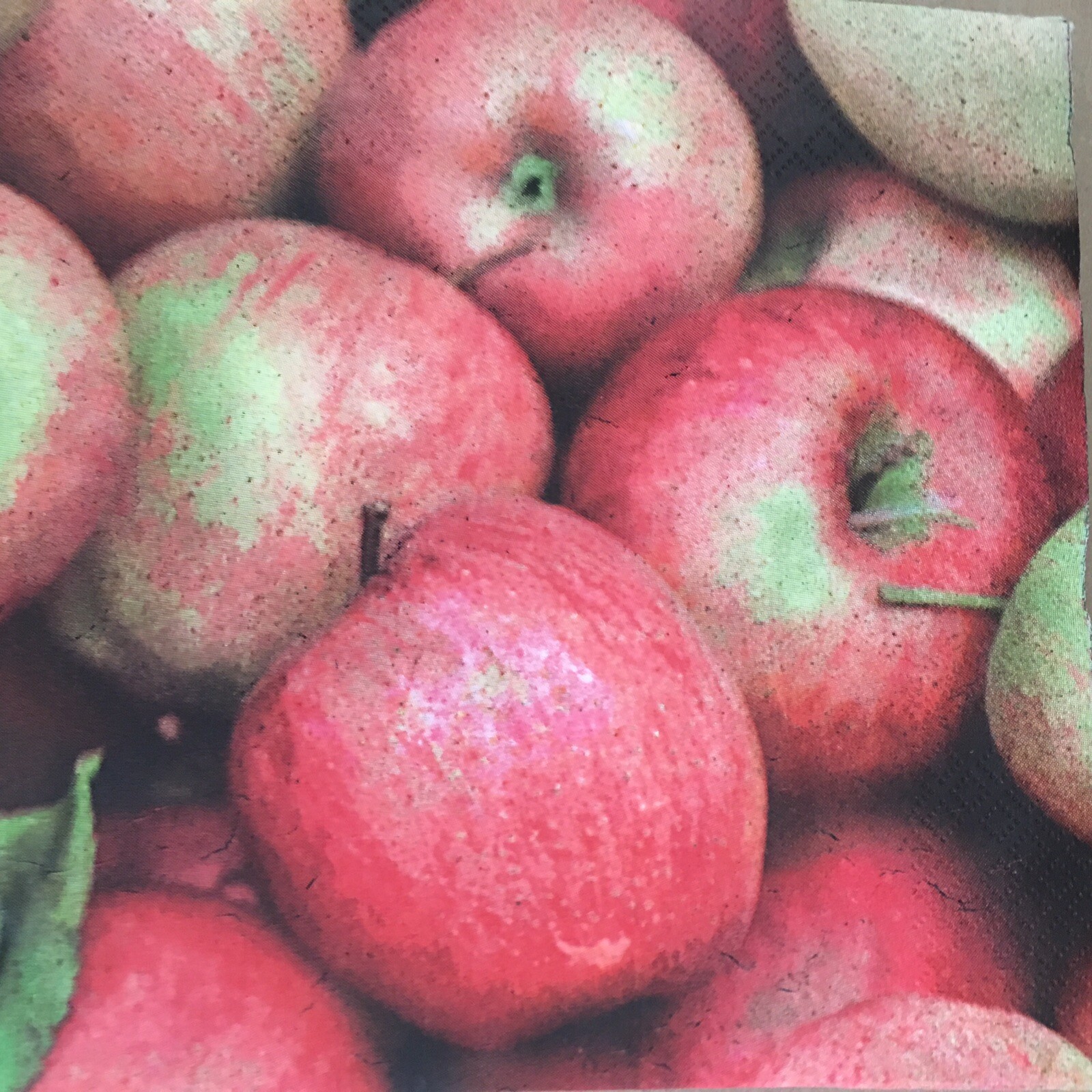 5 Paper Party Napkins Orchard Apples Pack of 5 3 Ply Tissue Serviettes ...