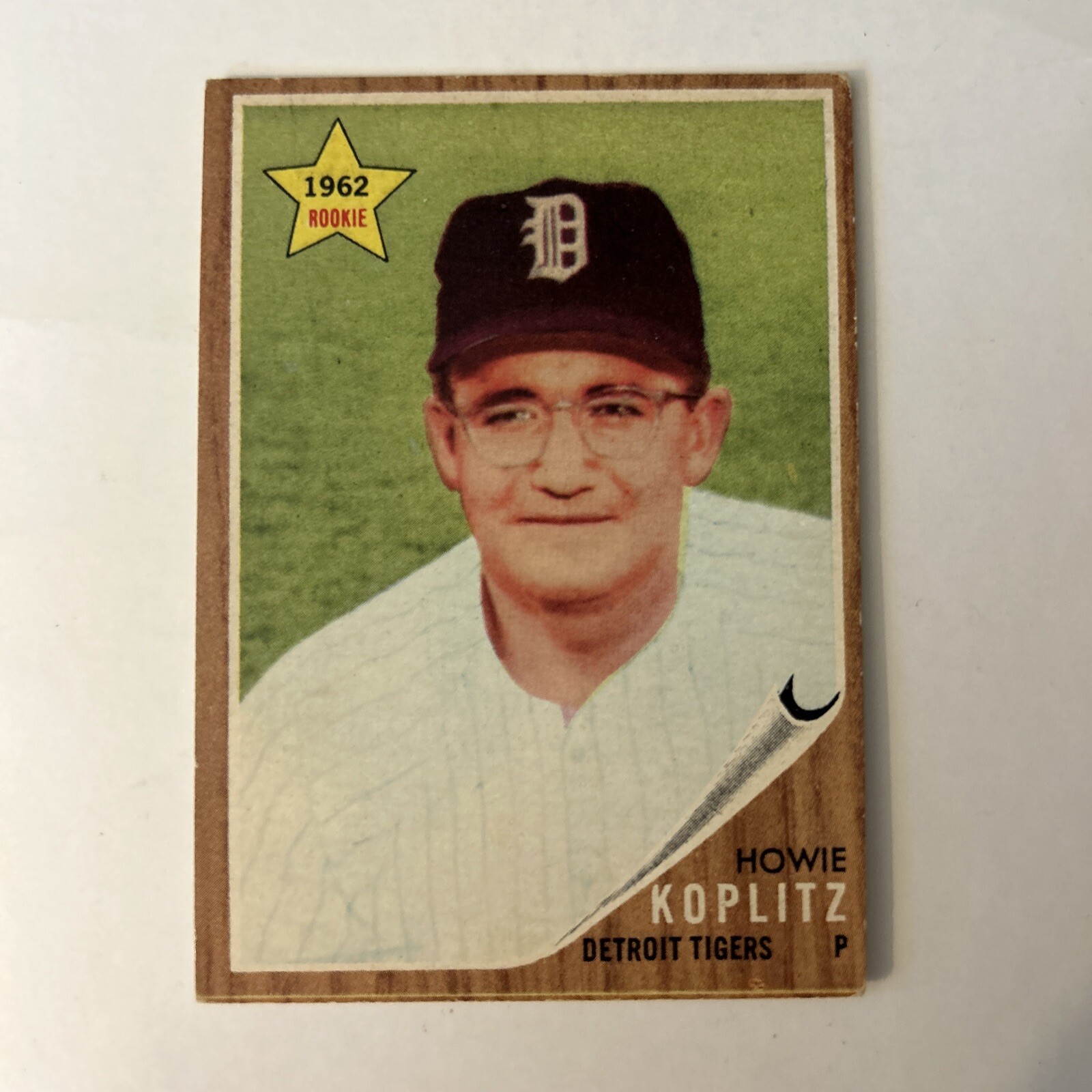 1962 Topps Baseball Howie Koplitz Detroit Tigers Rookie Card #114 | eBay