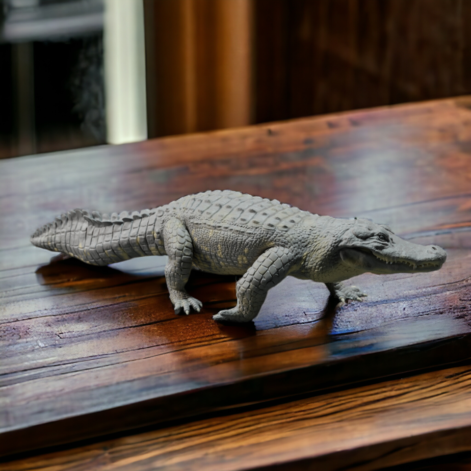 Alligator Walking Resin 3d printed Unpainted Model Railroad Diorama ...