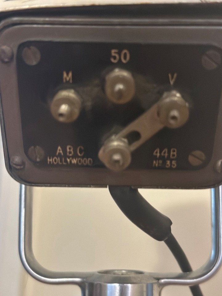 RCA 44B MICROPHONE WITH ORIGINAL ABC FLAG | eBay