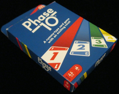 PHASE 10 A RUMMY-TYPE CARD GAME WITH AN EXCITING TWIST! MATTEL GAMES ...