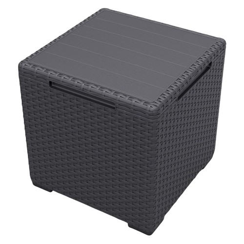 Garden Small Coffee Table Storage Box Patio Furniture Balcony Square ...