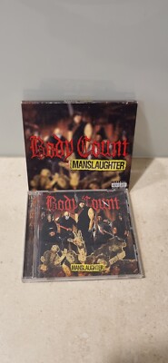 BODY COUNT - MANSLAUGHTER CD RARE ORIGINAL PRESSING W/ SLIPCOVER ...