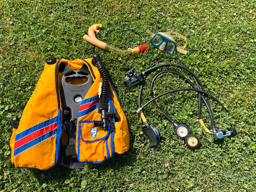 Dacor Diving Snorkel Vest & Regulators Equipment | eBay