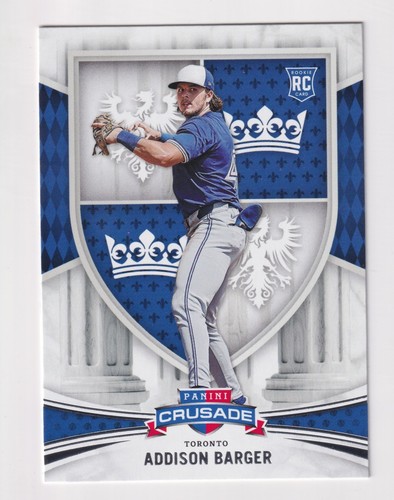 2024 Panini Crusade #64 ADDISON BARGER RC Rookie Toronto Blue Jays | eBay