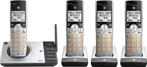 AT&T - CL82407 DECT 6.0 Expandable Cordless Phone System with Digital ...