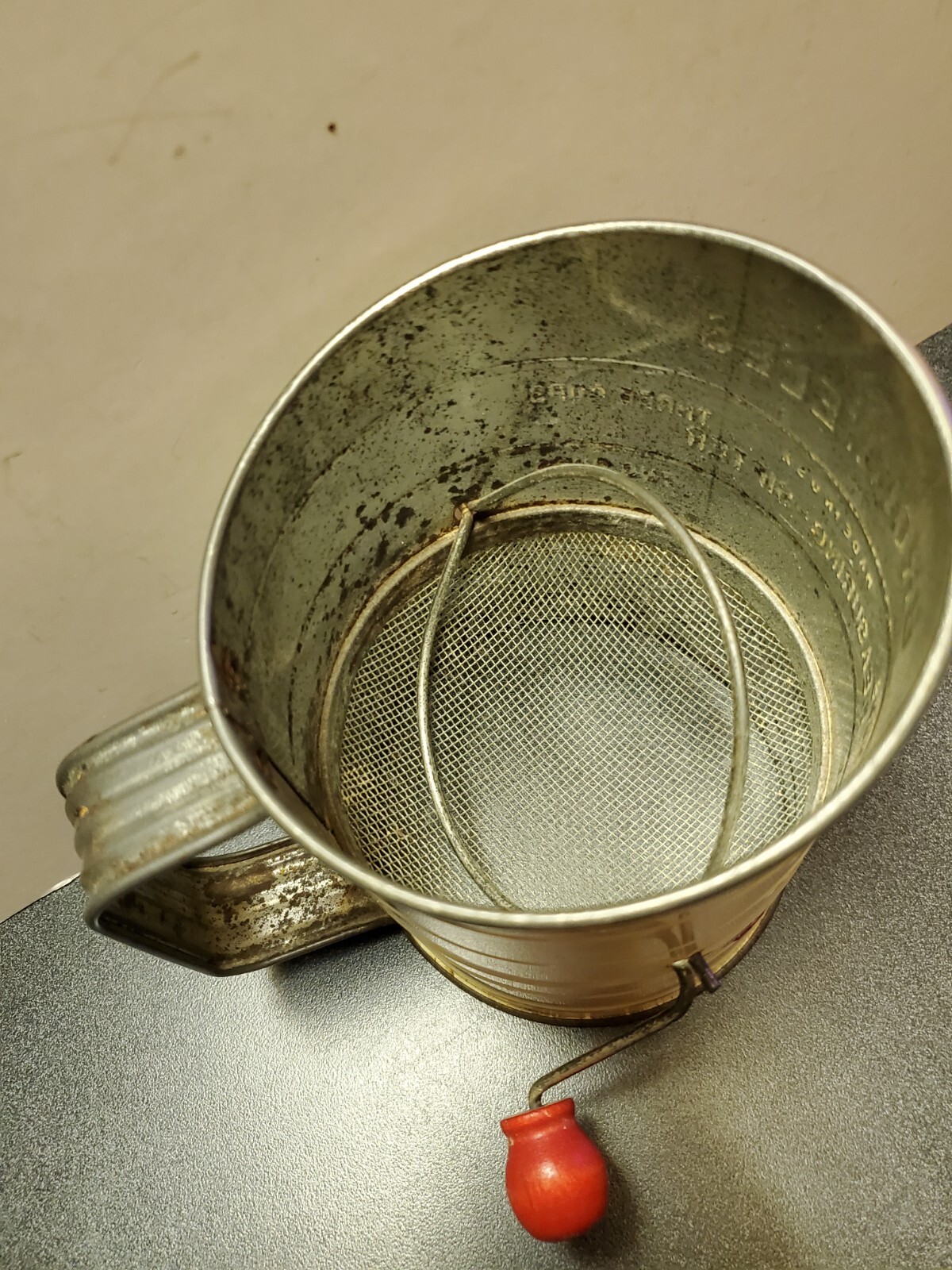 Bromwells Apples Sifter 3 Cup Measuring Farmhouse Country Cottage Decor ...