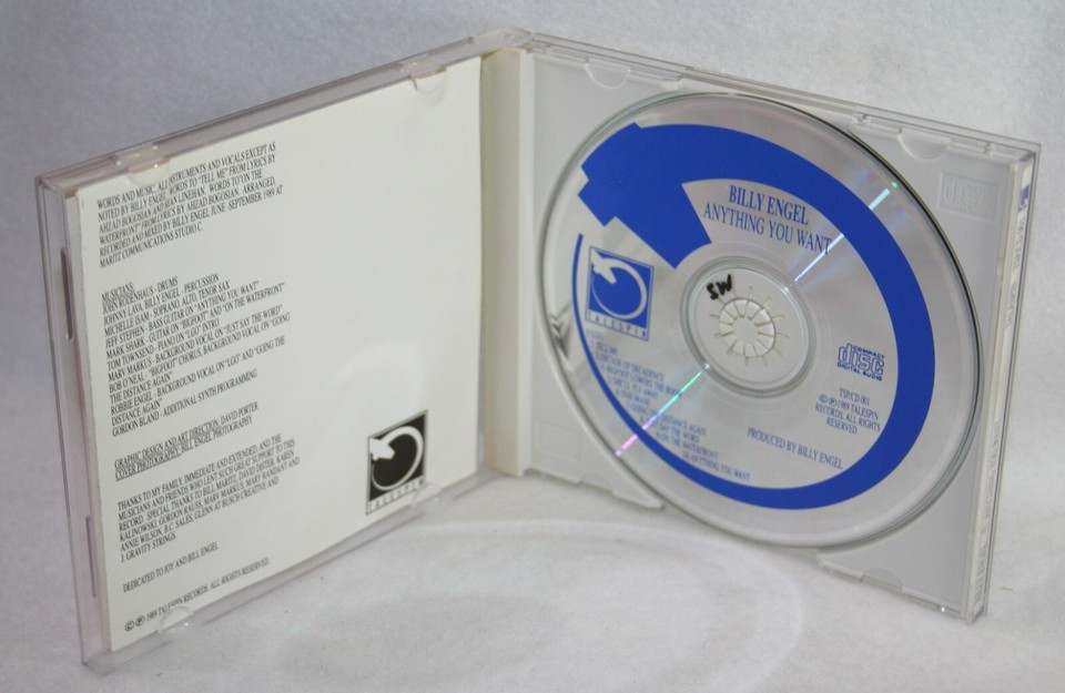 BILLY ENGEL Anything You Want CD 1989 Talespin RARE St. Louis Smooth ...