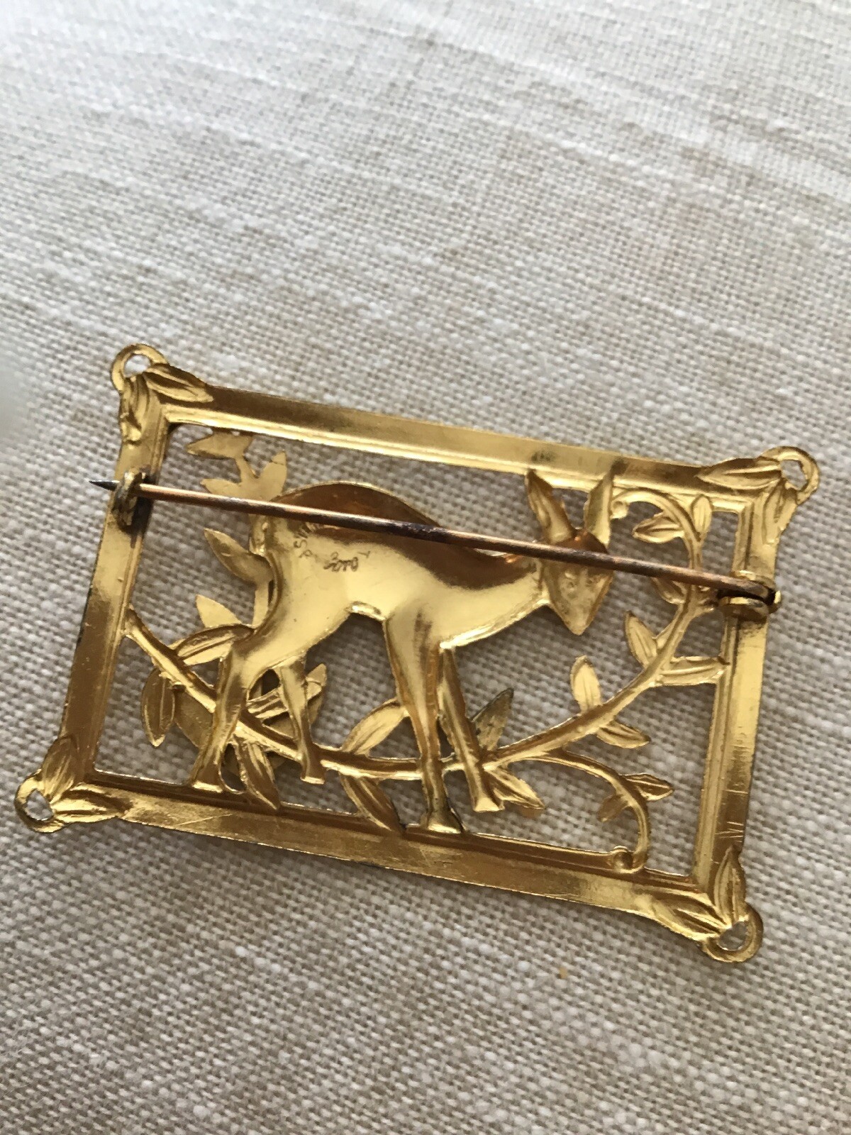 Sterling silver Coro Bunny rabbit ? Deer? Pin Vtg | eBay