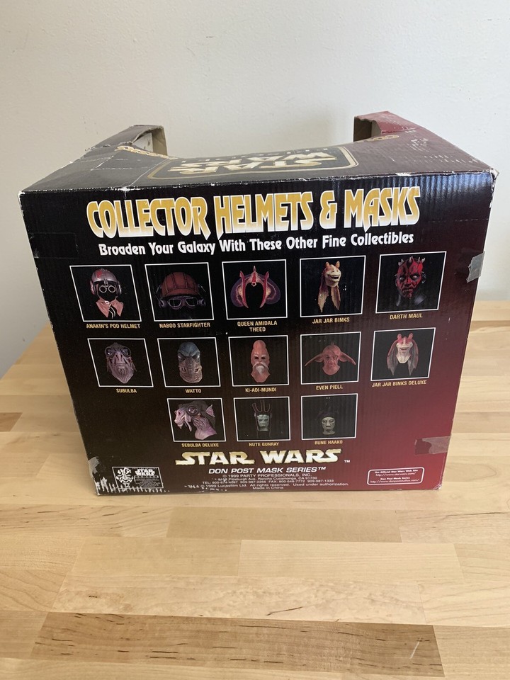 Anakin’s Pod Racer Helmet NEW BUT DIRTY - READ Star Wars Episode 1 Don ...