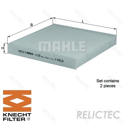 Interior Pollen Cabin Filter BMW Alpina:F25,F26,X3,X4,XD3 64312284827 ...