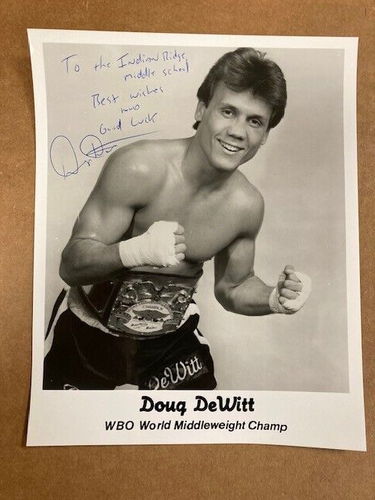 Doug DeWitt Boxing Autographed 8x10 Photo with COA | eBay