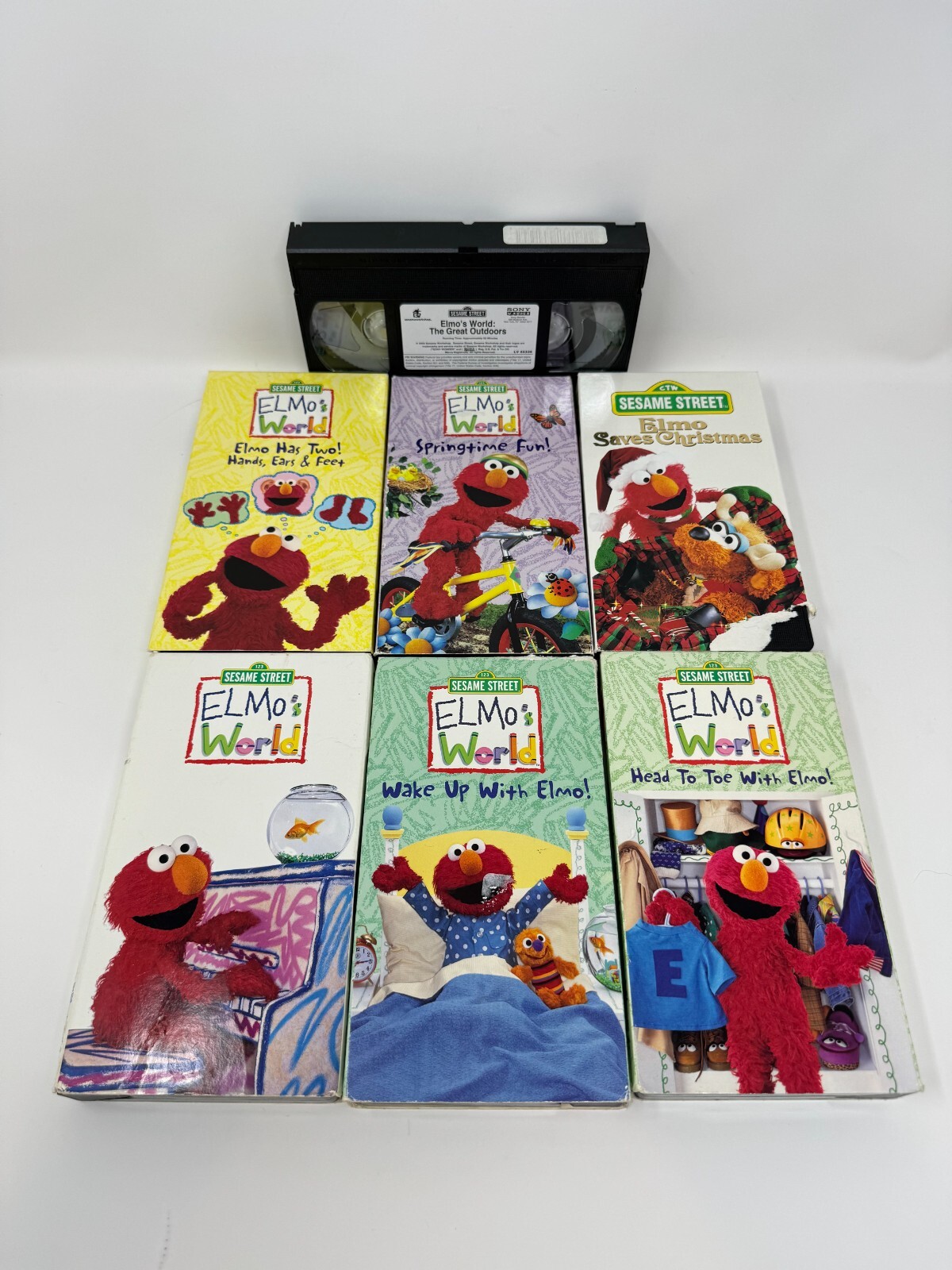 Sesame Street VHS Lot Of 7 Elmos World | Grelly USA