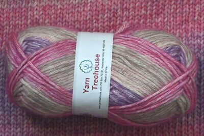 65% Cotton, 35% Acrylic worsted weight color change knitting yarn -10 ...