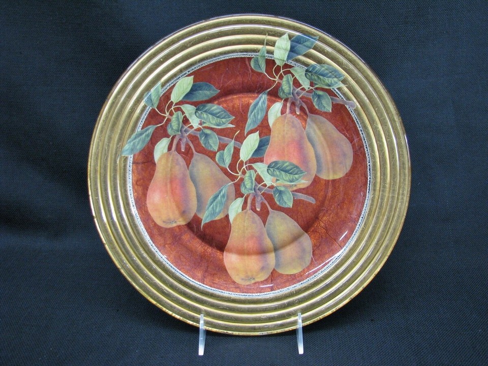 4 New Scott Potter 12" Chargers/Plates Ornamental Designs Decoupage ...