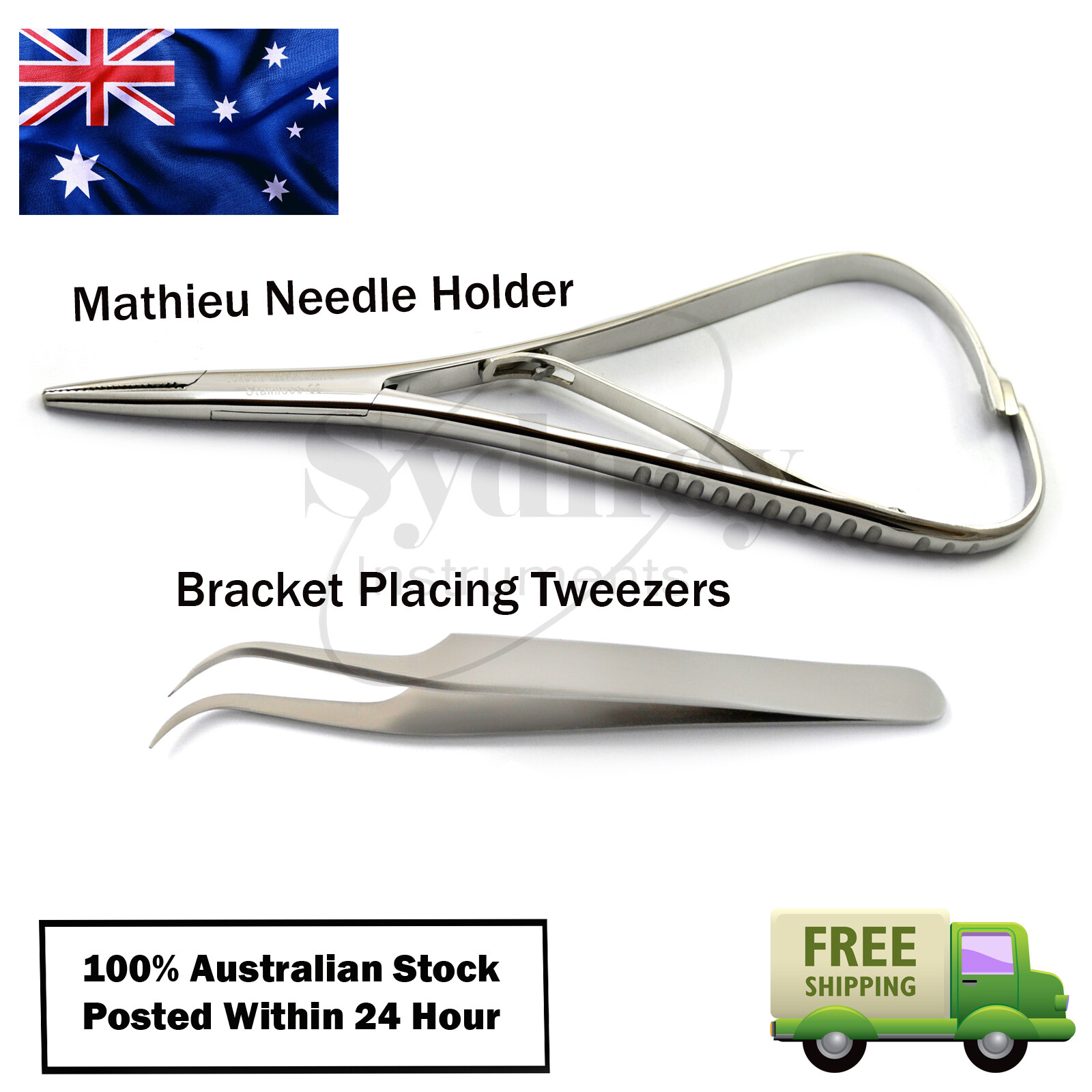Mathieu Needle Holder Clamp Forceps Braces & Bracket Removing Placing ...