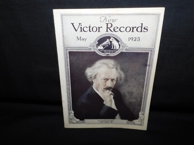 1923 VICTOR RECORDS ADVERTISING CATALOG " MAY 1923 " 16 PAGES - 100% | eBay