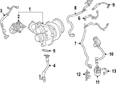 BMW 11427934654 GENUINE OEM OIL INLET TUBE | eBay